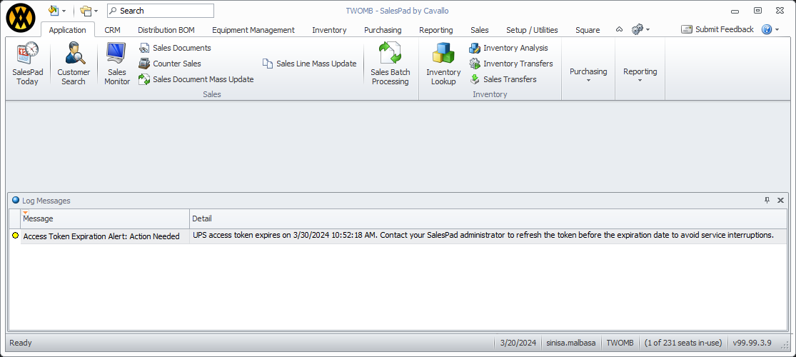 SalesPad 5.4.6 - Cavallo Solutions