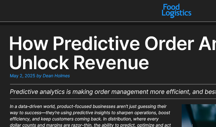 How Predictive Order Analytics Unlock Revenue - Cavallo | Profit Maximization for Distributors
